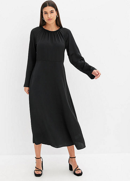 Satin Maxi Dress by bonprix | Look Again