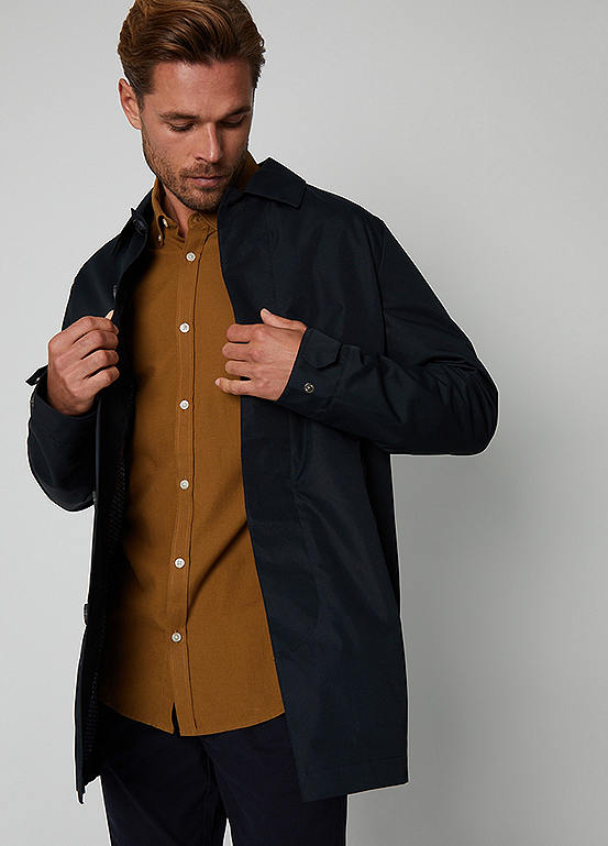 Showerproof Longline Mac by Threadbare | Look Again