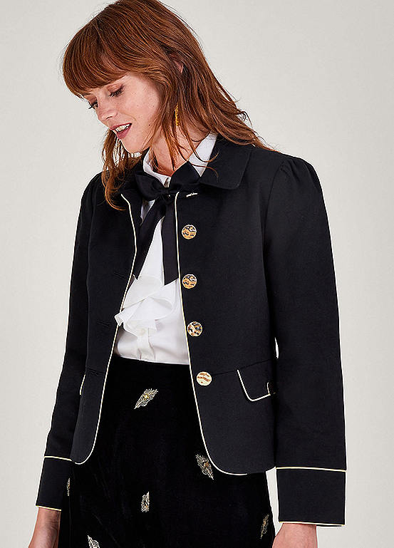 Single Breasted Collared Jacket by Monsoon | Look Again