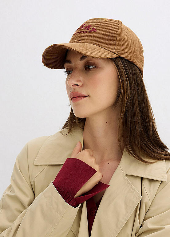 Slogan Print Cotton Cap by bonprix | Look Again