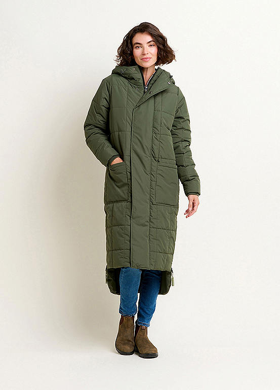Square Quilt Puffer Coat by Brakeburn | Look Again