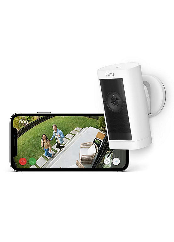 Stick Up Camera Pro (Battery) - White by Ring | Look Again
