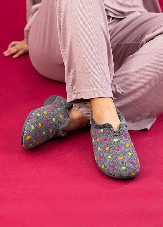 Studio Grey Full Slippers by Lunar | Look Again