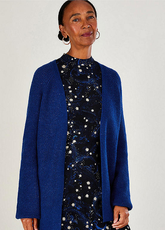 Super-Soft Ribbed Knit Cardigan by Monsoon | Look Again