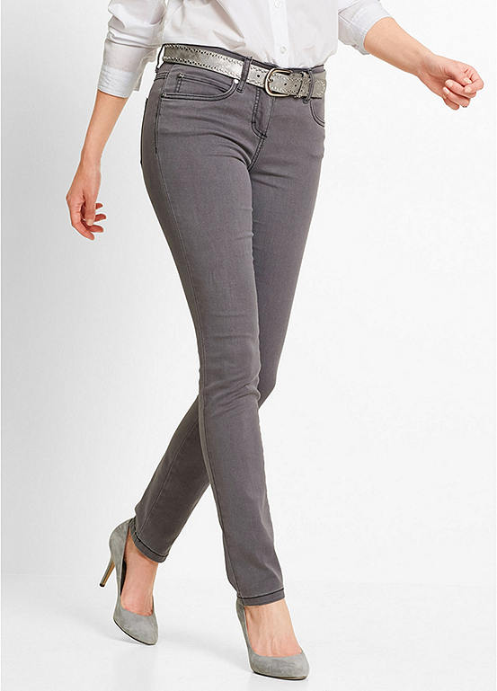 Super Stretchy Slim Leg Jeans by bonprix | Look Again