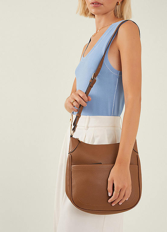 Tan Large Messenger Bag by Accessorize | Look Again