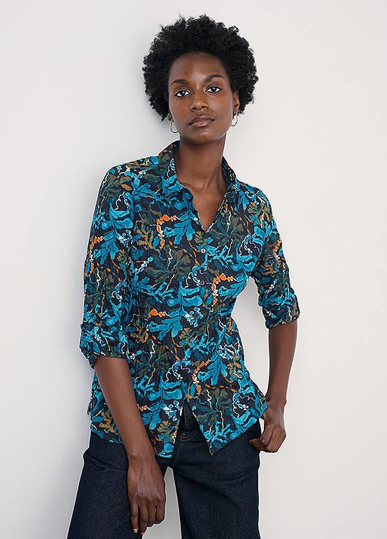 Teal Larissa Shirt by Seasalt Cornwall | Look Again