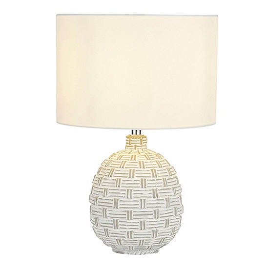 Textured Ceramic Table Lamp | Look Again