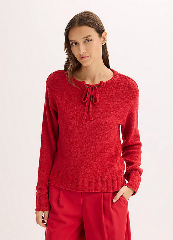 Tie Front Jumper by bonprix | Look Again