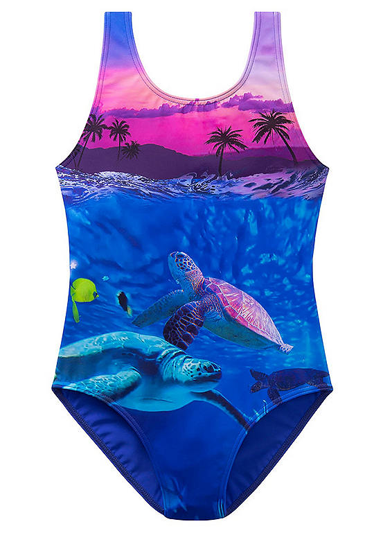 Turtle Print Swimsuit by bonprix | Look Again