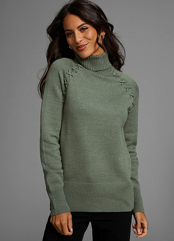 Turtleneck Sweater by Laura Scott | Look Again