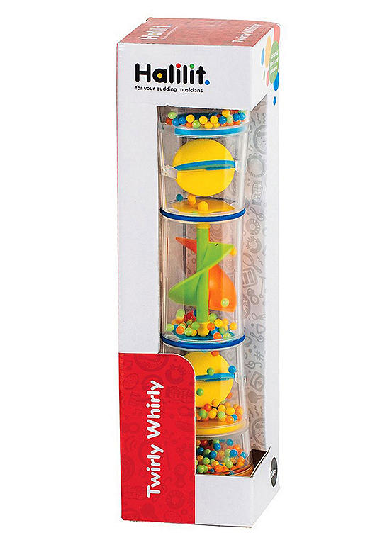 Twirly Whirly Rainmaker Sensory Pre-School Toy by Halilit | Look Again