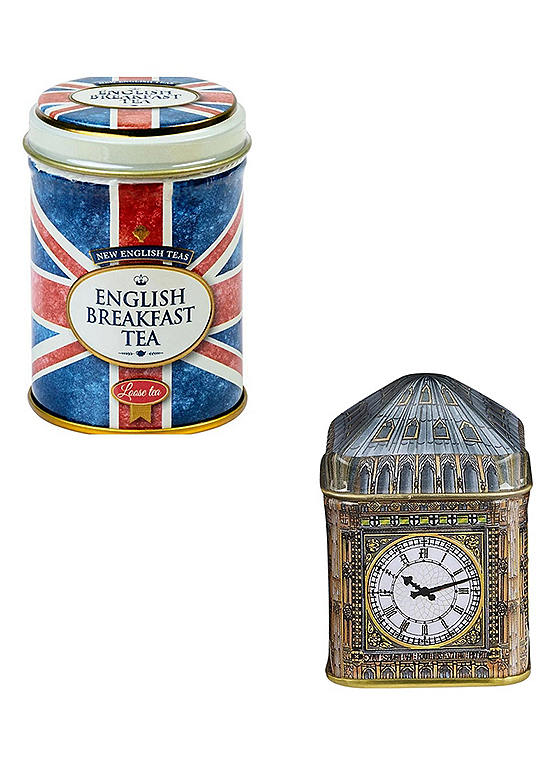 Union Jack English Breakfast Tea Mini Tin 25G And 15G Loose Leaf Big ...