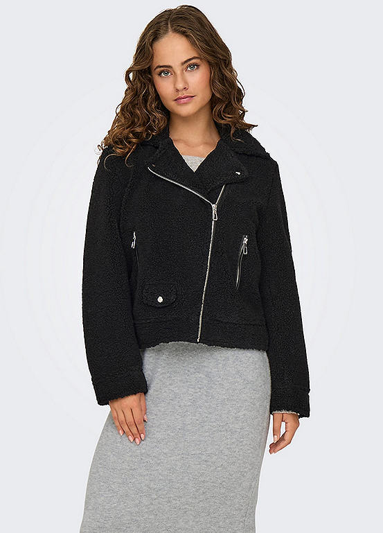 V-Neck Biker Jacket by Only | Look Again