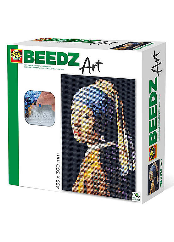 Vermeer Girl With A Pearl Earring Beedz Art Mosaic Kit by SES Creative ...