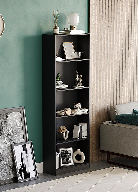 Vida Designs Cambridge 5 Tier Extra Large Bookcase | Look Again