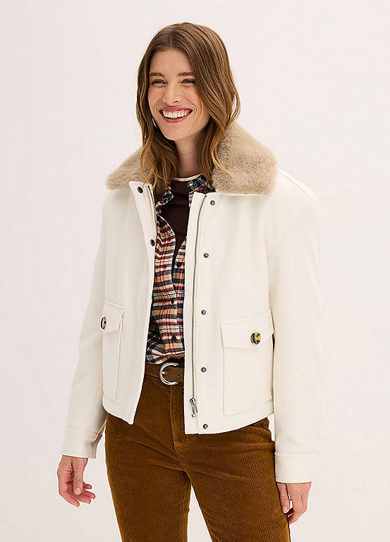 Wool Look Winter Coat by bonprix | Look Again