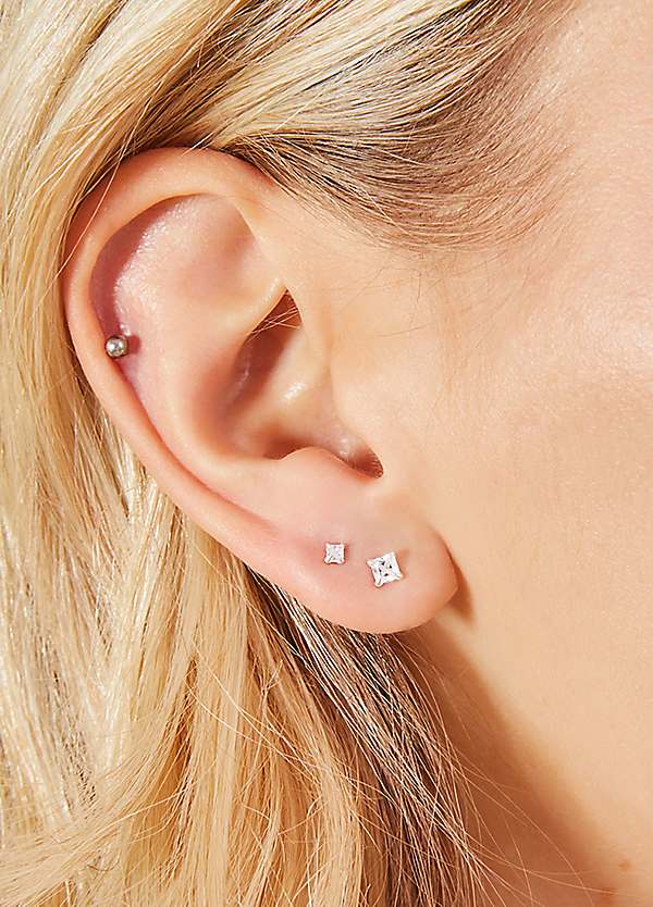 Sterling silver crystal studs store