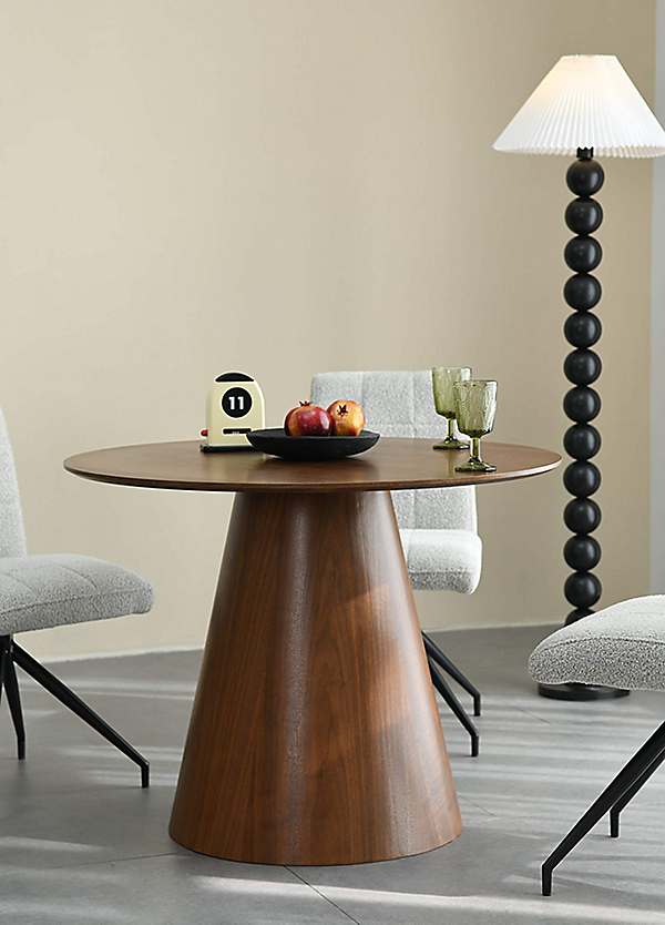 Claremont Round Walnut Dining Table