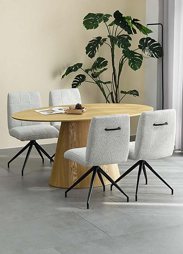 Oval dining table for 4 store
