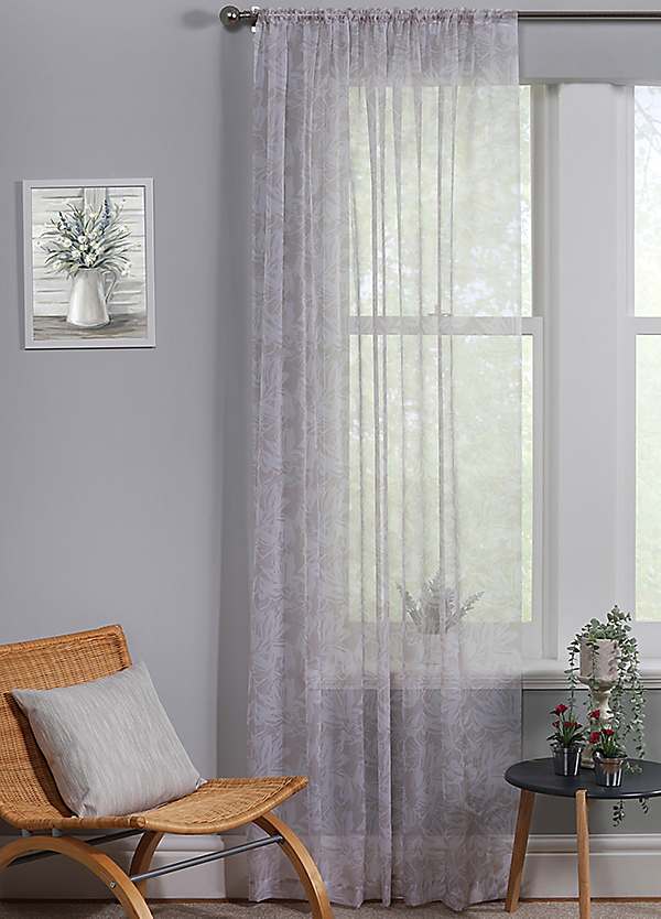 Dixie Printed Voile Panel by Home Curtains