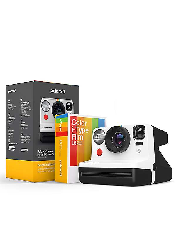 Polaroid EB Now Gen 2 Camera Black White by Polaroid