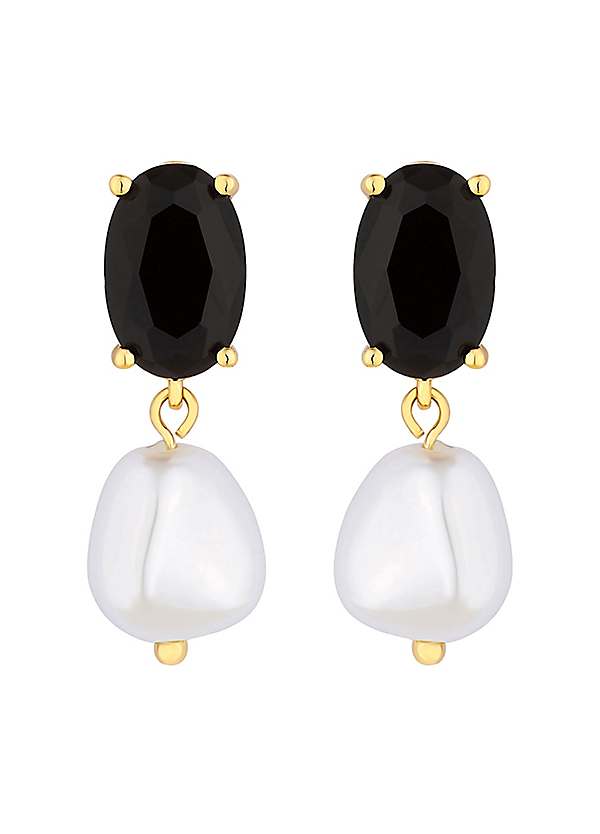 Jet stone earrings store