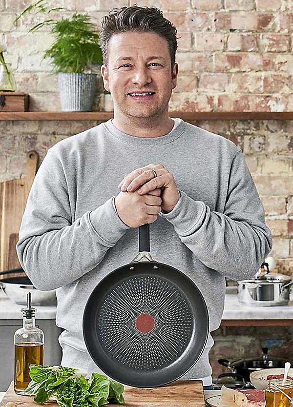 Tefal Jamie Oliver Quick Easy Stainless Steel 28cm Fry Pan by Tefal