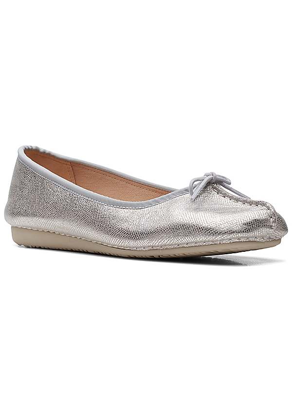 Clarks Ladies Silver Freckle Ice Shoes by Clarks