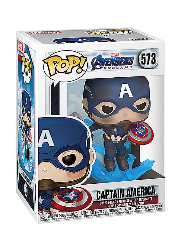 Marvel Endgame Captain America by Funko Pop Look Again
