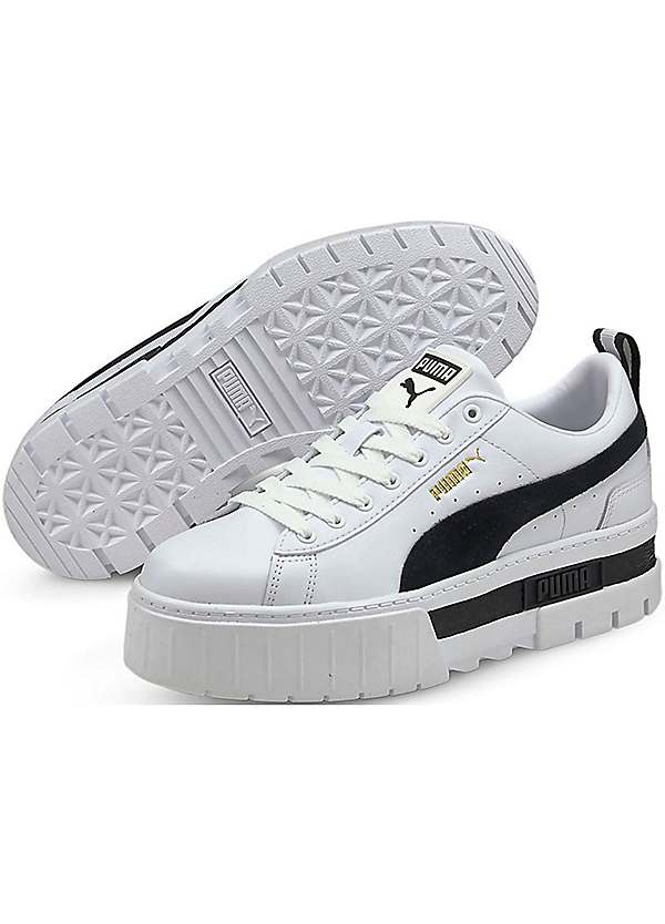 Puma Mayze Leather Trainers by Puma