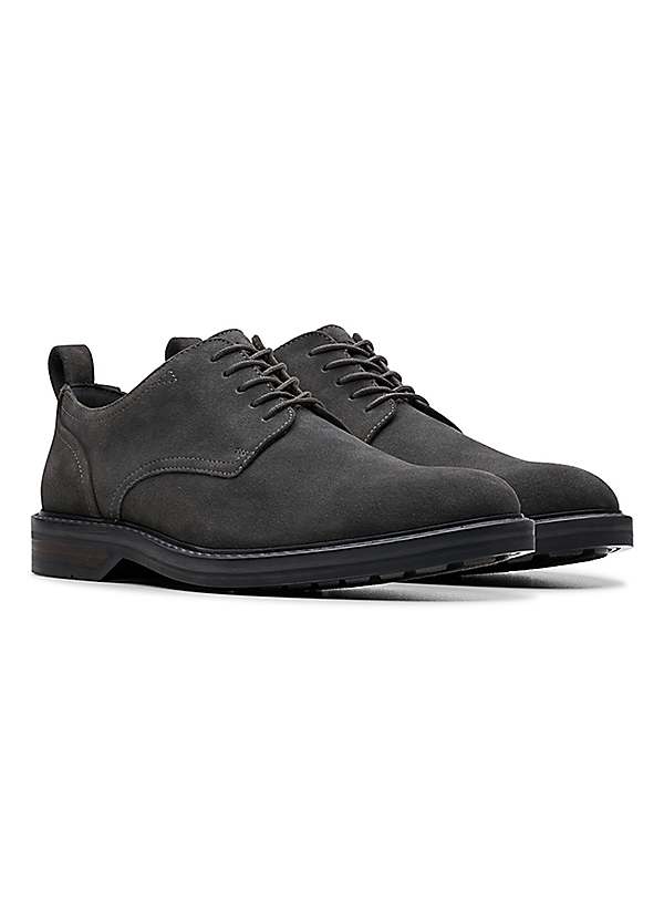 Clarks grey suede store
