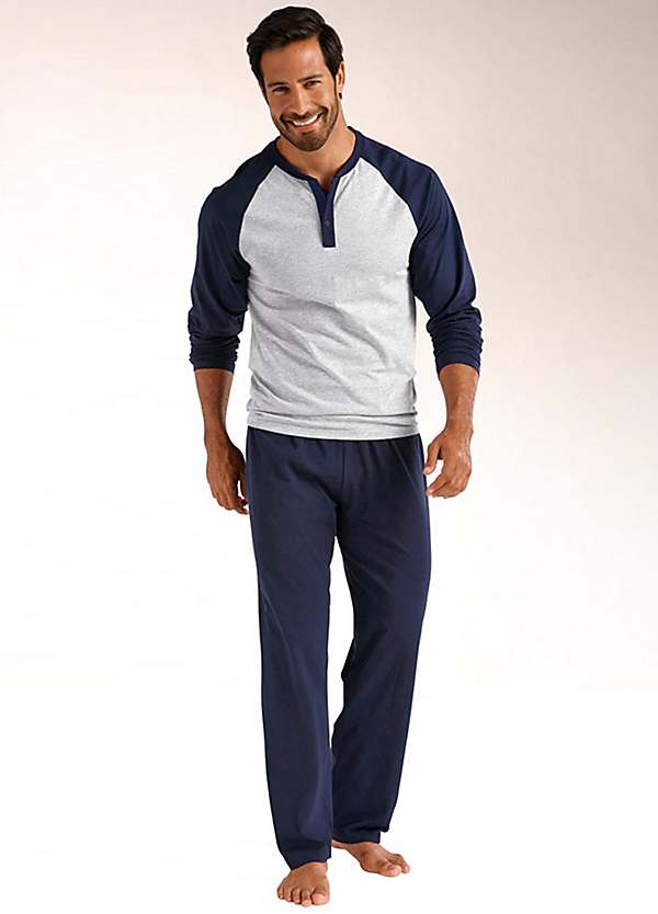 Pack of 2 Long Pyjamas by Le Jogger Look Again