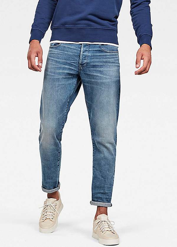 Regular Fit Washed Jeans by G Star Look Again
