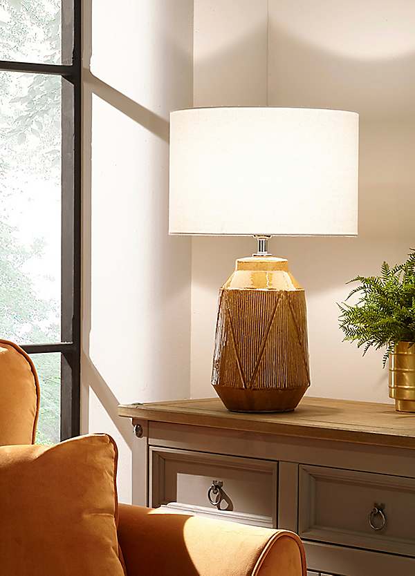 Ochre bedside lamp store