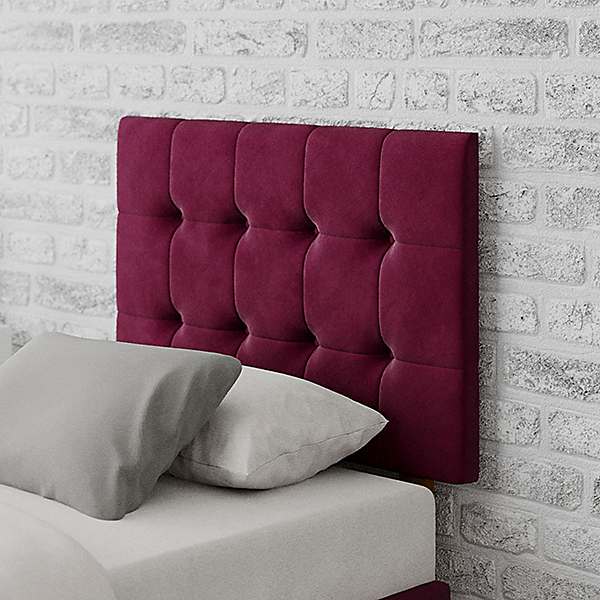 Aspire Sinatra 60cm Plush Velvet Fabric Headboard by Aspire