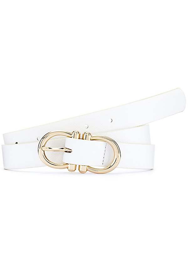 Vegan Buckle Waist Belt by LASCANA