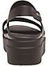 Black Brooklyn Low Wedge Platform Sandals by Crocs | Look Again