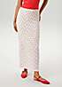 Cherry Print Maxi Skirt by Aniston | Look Again