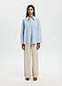 Cleo Oversized Linen Blend Shirt by Selected | Look Again
