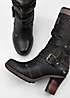 Faux Leather Heel Boots by Mustang | Look Again