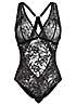 Non-Wired Plunging Lace Body by bonprix | Look Again