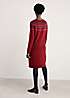 Red Bird Ring Fair Isle Knitted Dress by Seasalt Cornwall | Look Again