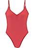 Ribbed High-Leg Swimsuit by Elbsand | Look Again