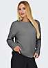 Round Neck Knitted Jumper by Only | Look Again